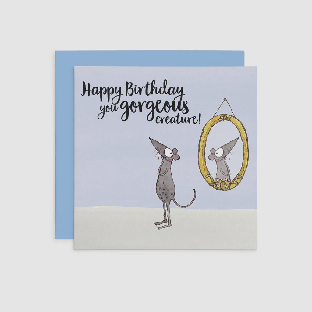 Happy Birthday You Gorgeous Creature - Birthday Card — Drummers & Co ...