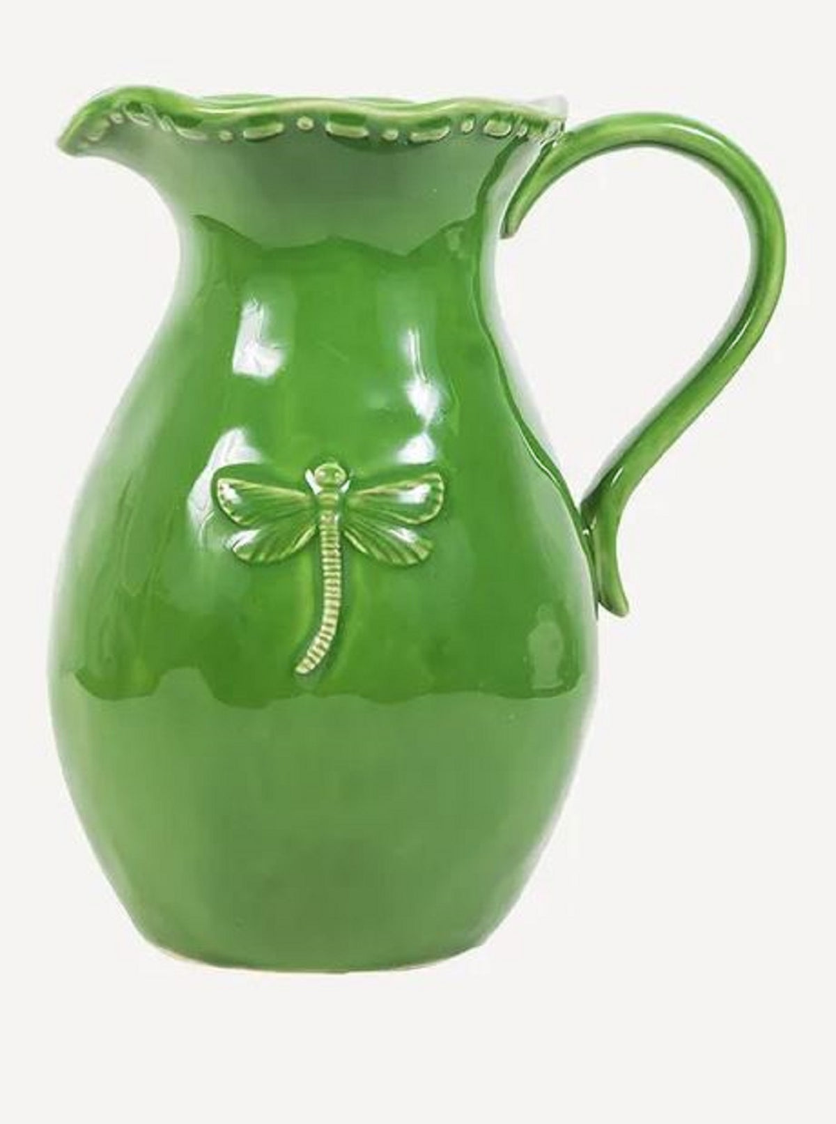 Dragonfly Small green jug — Drummers & Co Homestore