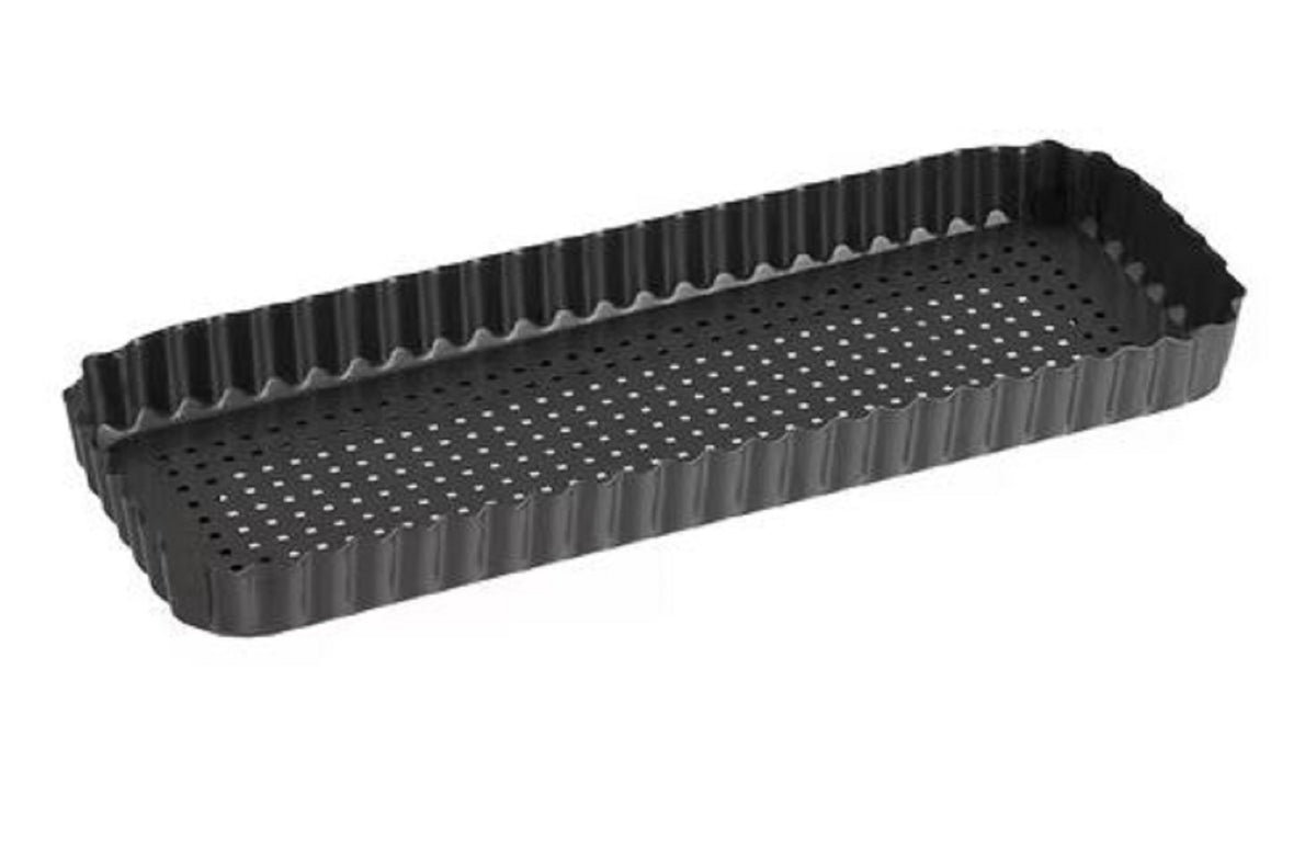 Bakemaster Perforated Rectangle Tart Pan — Drummers & Co Homestore